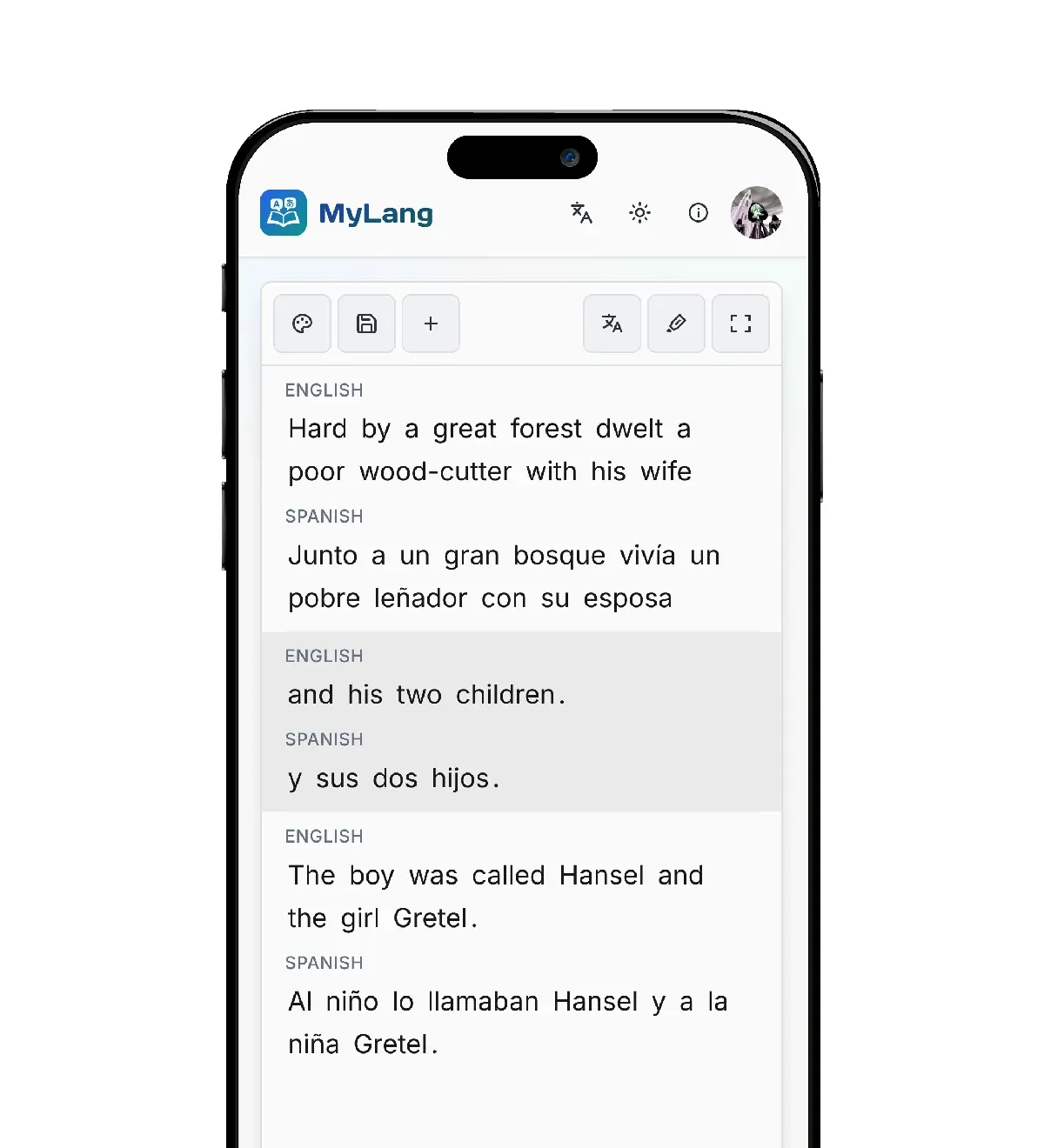 MyLang Reader - Master Languages Through Reading